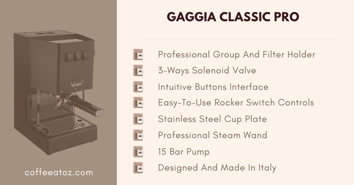Gaggia Classic Pro Review 2022: Out With The Old, In With The…Old!?